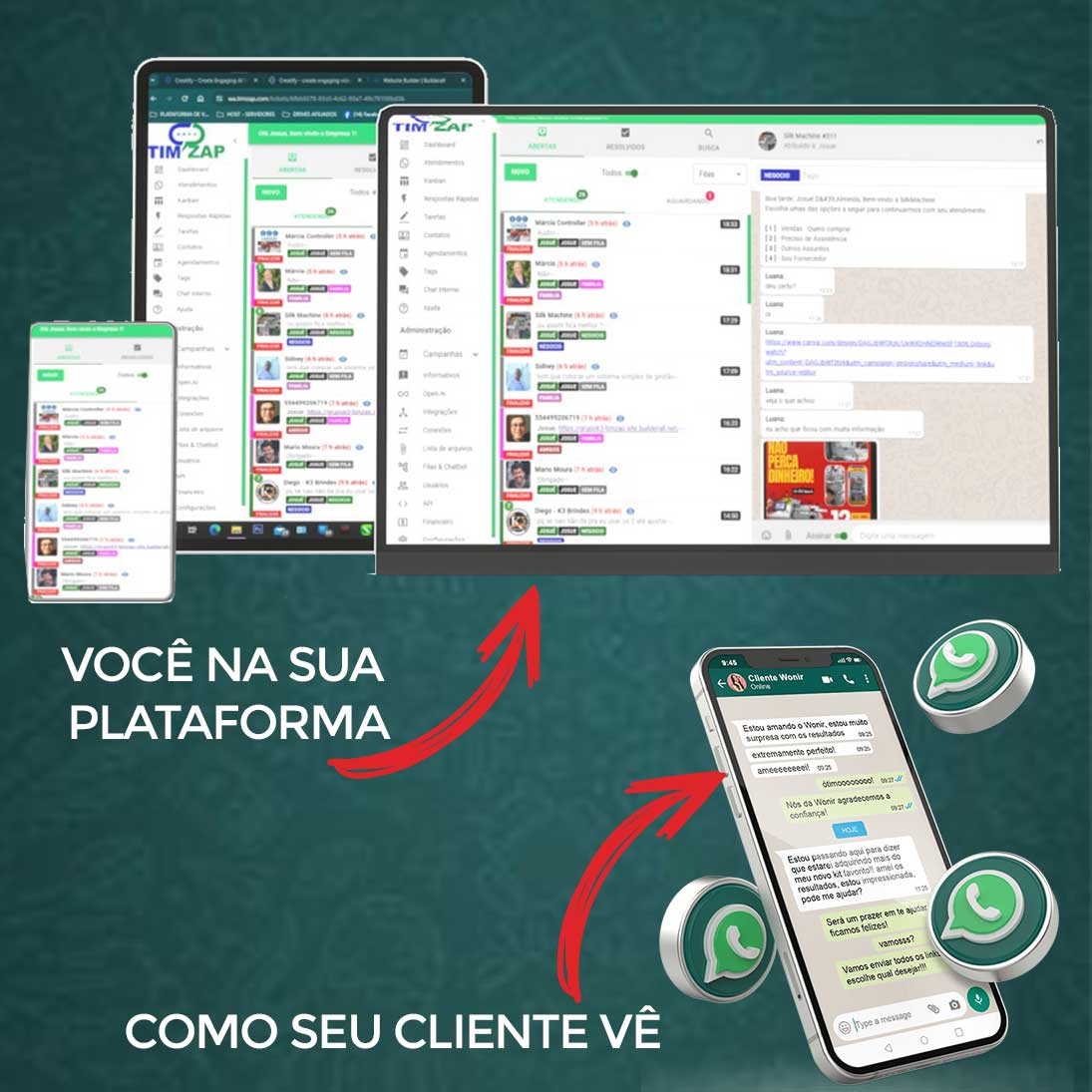 TimZap Plataforma de multiatendimento de WhatsApp | TimZap Plataforma de Atendimento de WhatsApp